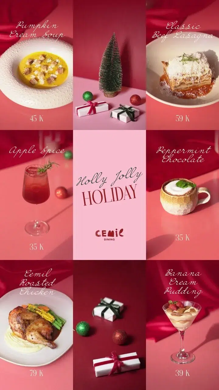 Cemil Dining Hadirkan “Holly Jolly Holiday” Menu Spesial Natal Dengan ...
